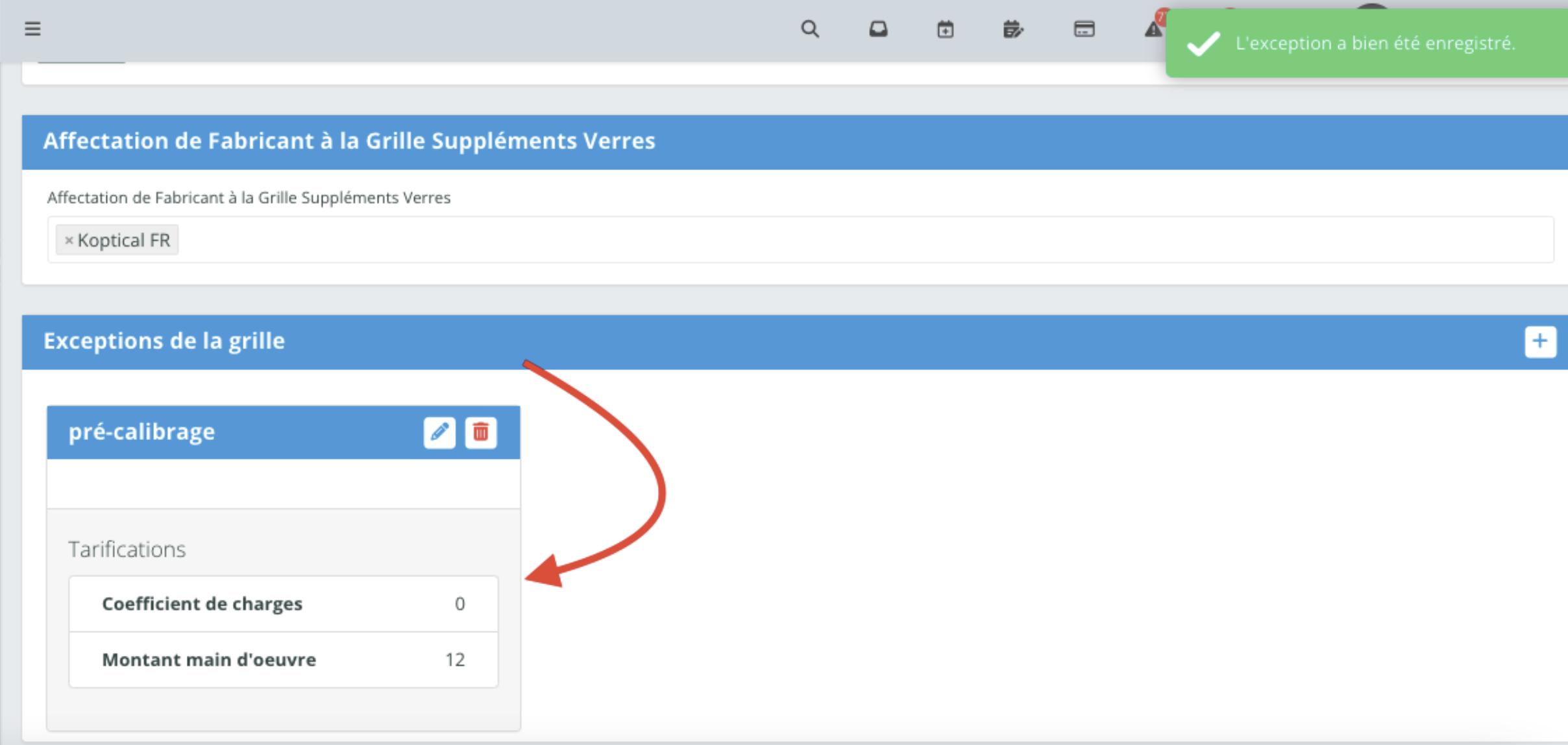 Créer des grilles tarifaires – Optimum CIT