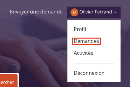 Comment accéder à mes demandes en cours ? – Optimum CIT