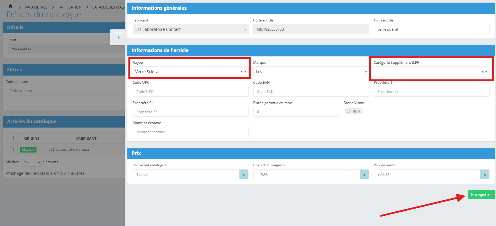 Lentilles sclérales / Verres Scléraux : attribution code LPP – Optimum CIT